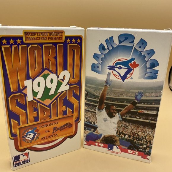 Media | Toronto Blue Jays 1992 1993 World Series Vhs Tapes Champions ...